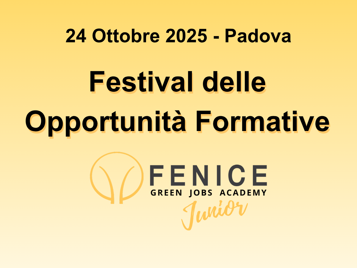 24 Ottobre 2025 - Festival delle opportunità formative - Terza Edizione ...