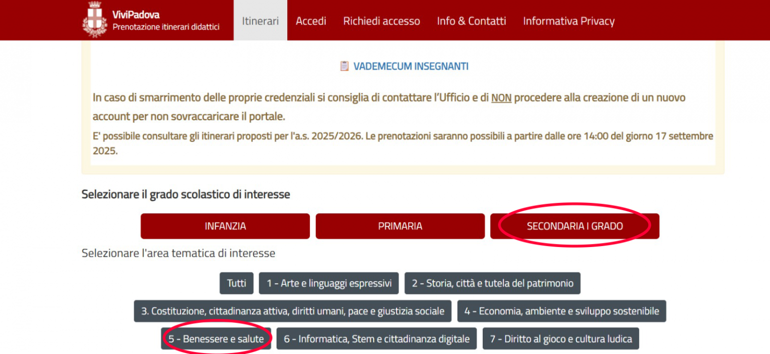 Richiedi il nostro progetto sull'ORIENTAMENTO con VIVIPADOVA 25/26 con ...